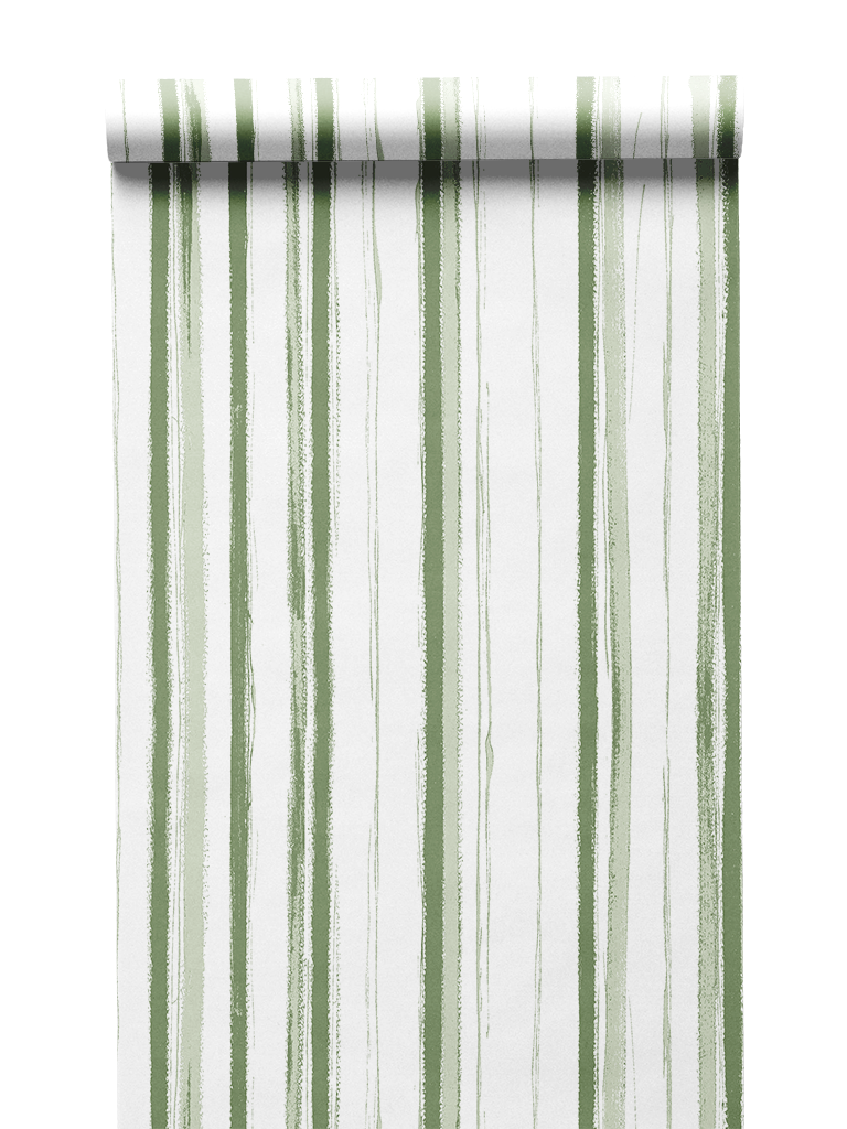Party Stripe Green – Teresa Roche Textiles